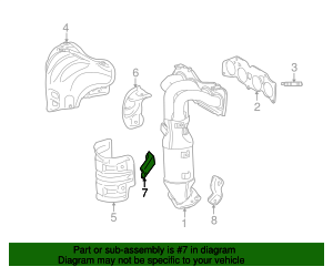 17118-0V010 - Exhaust Manifold Stay - 2009-2018 Toyota | nashuatoyota