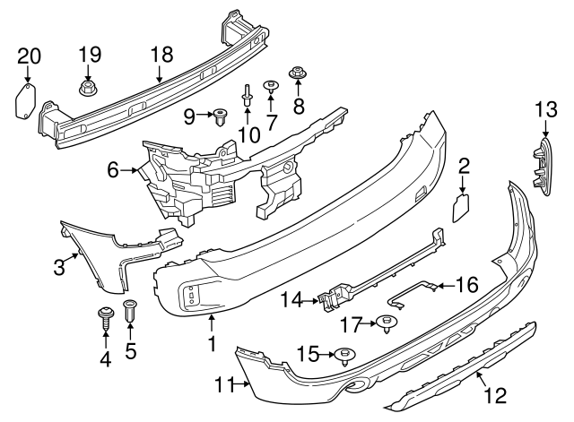 2017-2022 Mini Cooper Countryman Impact Bar 51-12-7-389-375 | Shop OEM ...