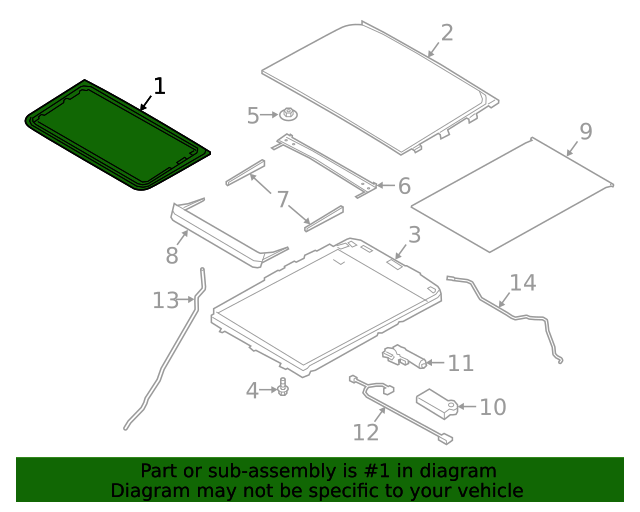 2020-2024 Ford Explorer Front Glass lb5z78500a18a | TascaParts.com