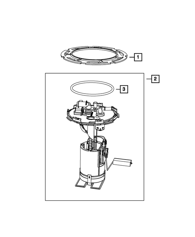 MOPAR FUEL PUMP LEVEL UNIT MODULE - 68166594AC - 68166594AC | Mopar ...