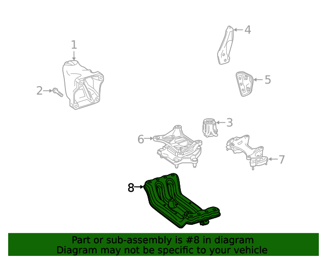 213-240-04-00 - Cross-Member 2019-2020 Mercedes-Benz CLS 450 | Mercedes ...