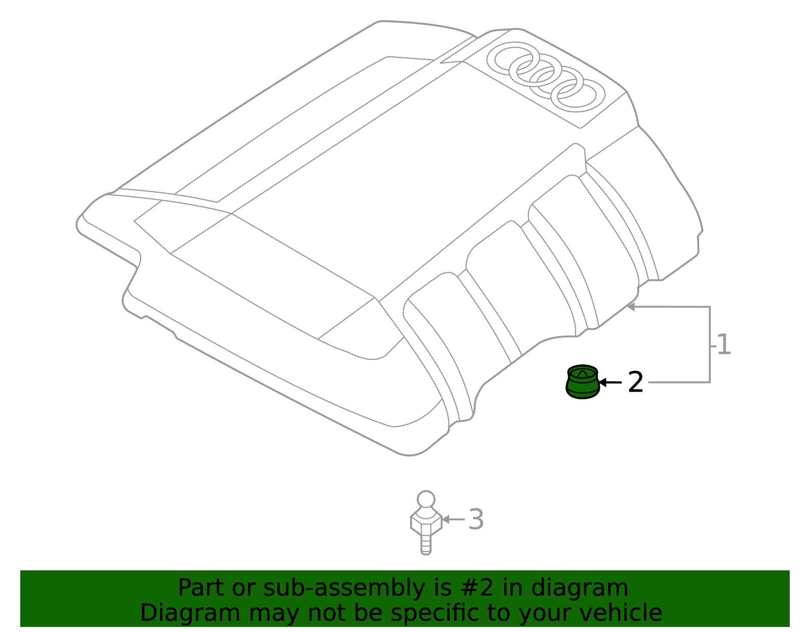 06J-103-226-A - Engine Cover Connector 2009-2023 Audi | Audi OEM Parts