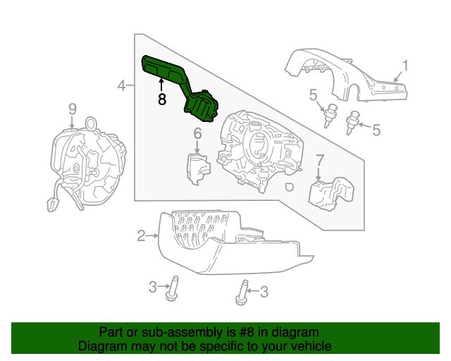 2017-2020 Lincoln Continental Switch Assembly G3GZ-13341-AA ...