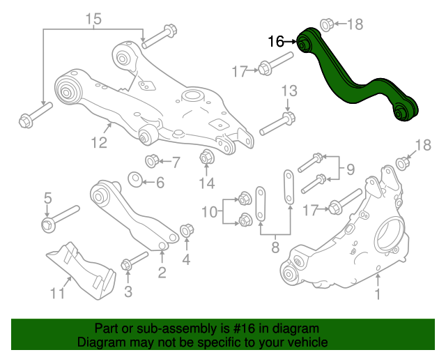 Genuine Upper Control Arm for 2015-2023 Land Rover | Land Rover Part ...