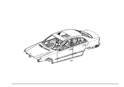 Body Shell for 2003 Mercedes-Benz E320 | Mercedes-Benz USA Parts