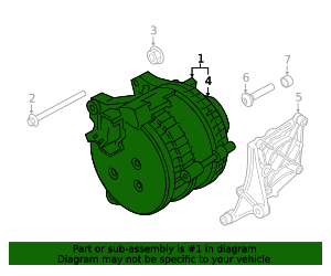 958-903-024-01 - Alternator 2017-2025 Porsche | Delaware Porsche Parts