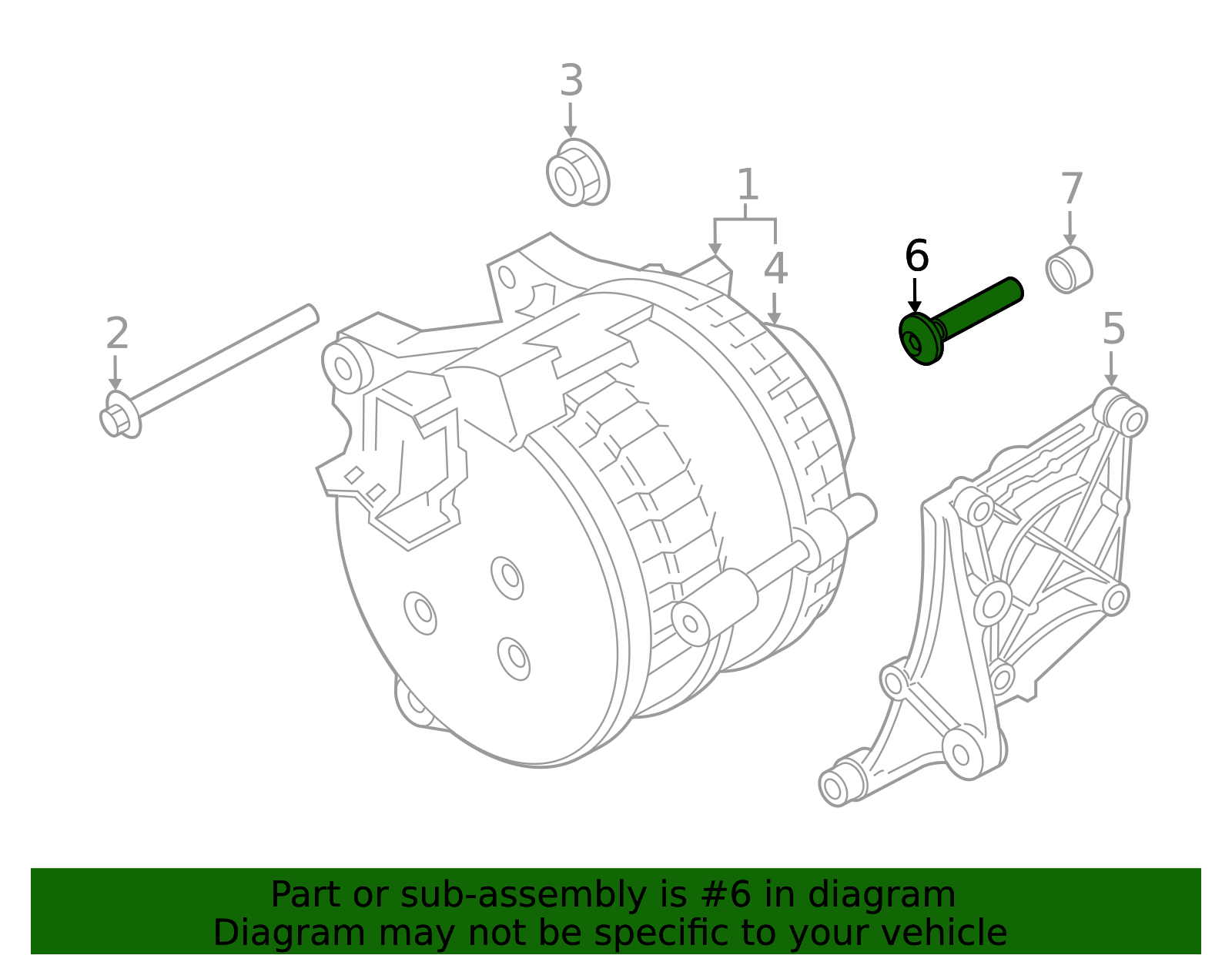 2011-2024 Porsche Mount Bracket Bolt N-106-730-01 | Porsche Marin