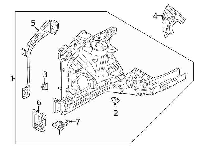 2021-2024 Hyundai Rail Assembly Extension 64661-P2000 | OEM Parts Online