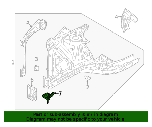 2021-2025 Hyundai Rail Assembly Extension 64661-P2000 | OEM Parts Online