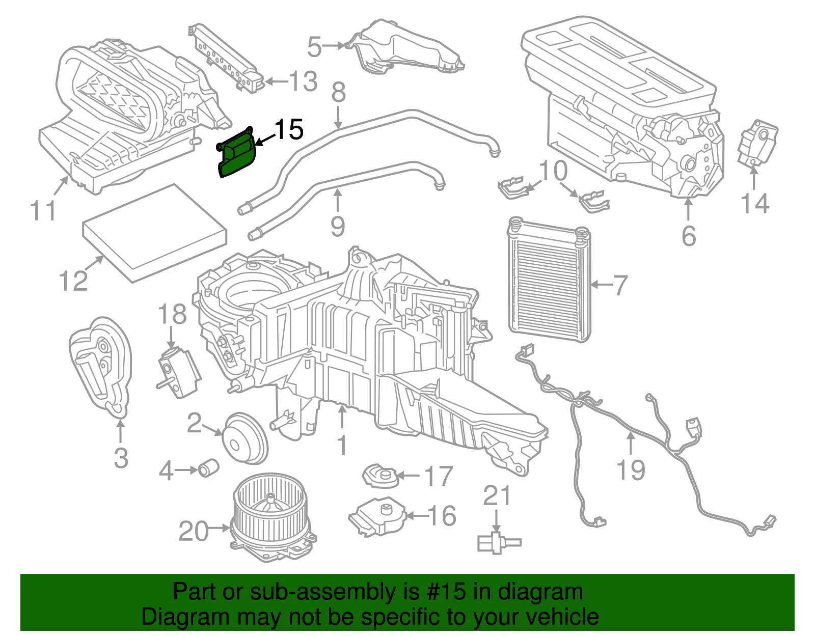 FR3Z-19E616-E - HVAC Air Inlet Door Actuator 2015-2024 Ford | Big 3 ...