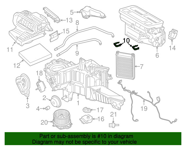 bc3z8287c - Outlet Tube Clamp 2015-2024 Ford | AutoNationParts.com