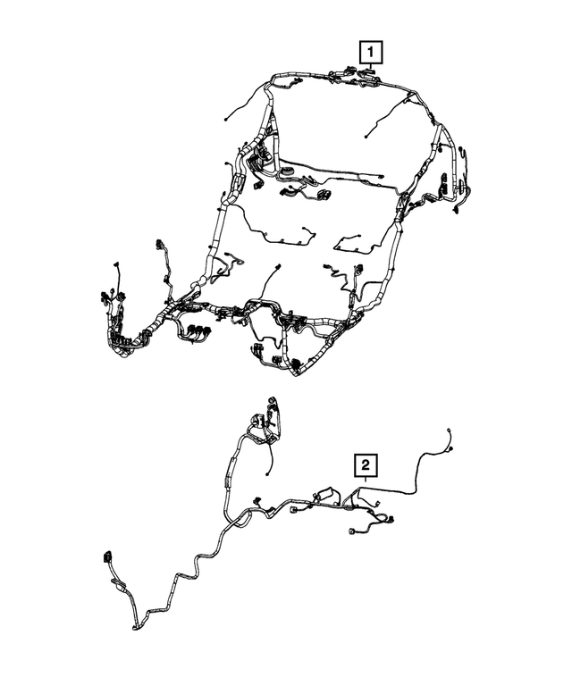 2021-2024 Jeep Grand Cherokee L Under-Body Wiring 68486094AE ...