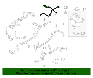 2019-2023 Jaguar F-Pace Vent Hose T4A1783 | JaguarParts.com