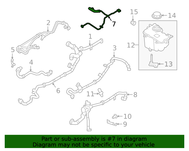 2019-2023 Jaguar F-Pace Vent Hose T4A1783 | JaguarParts.com