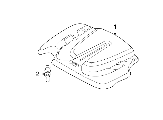 2012-2014 Kia Engine Cover 29240-3C240 | Kia Automotive Parts