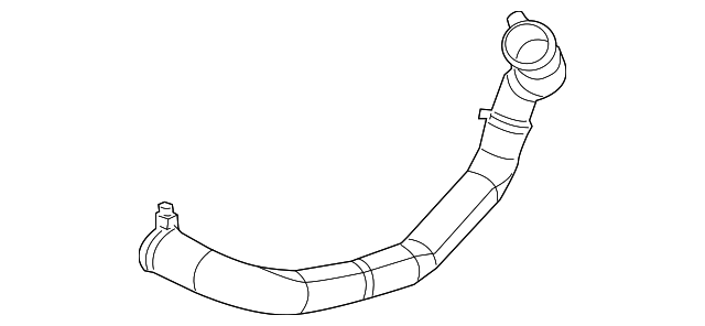 2011-2021 Dodge Lower Hose 68248846AF | TascaParts.com