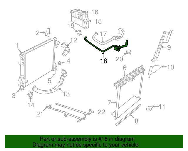 2014-2021 Dodge Return Hose 68237767AC | TascaParts.com