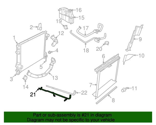 05038503AA - Tube 2011-2023 Mopar | Mopar Factory Parts Warehouse
