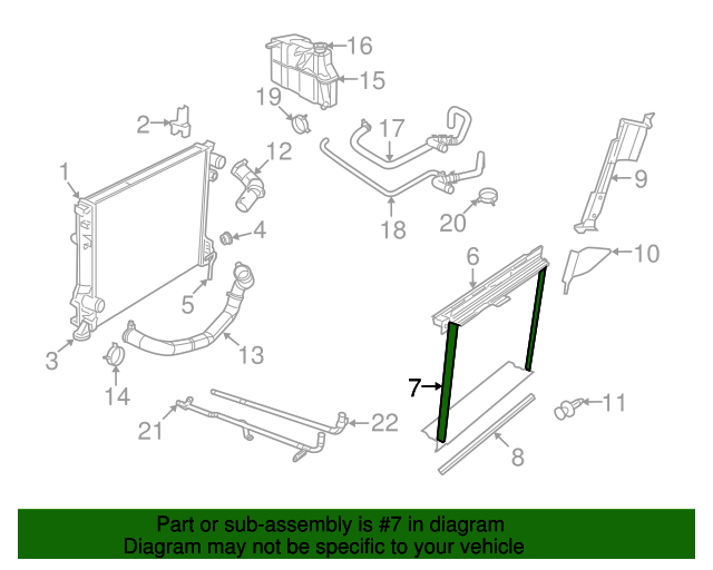 2008-2020 Mopar Side Seal 68026556AA | TascaParts.com