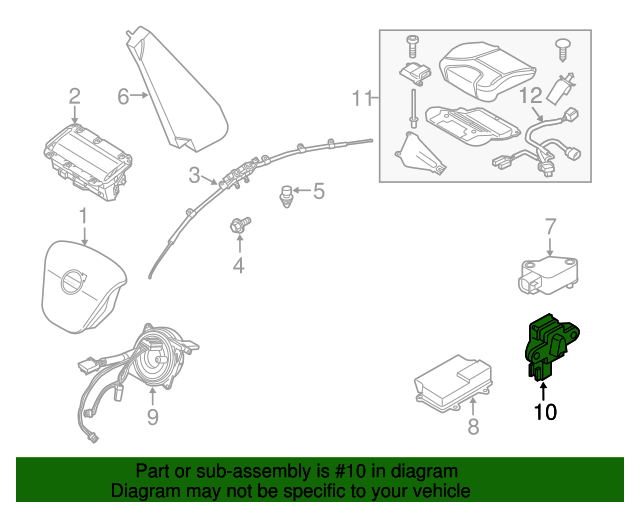 2011-2018 Volvo Pressure Sensor 31476970 | OEM Parts Online