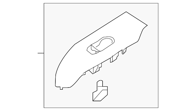 2020 Nissan Altima Switch Bezel - Driver's Side (LH) 80961-6CA2A ...