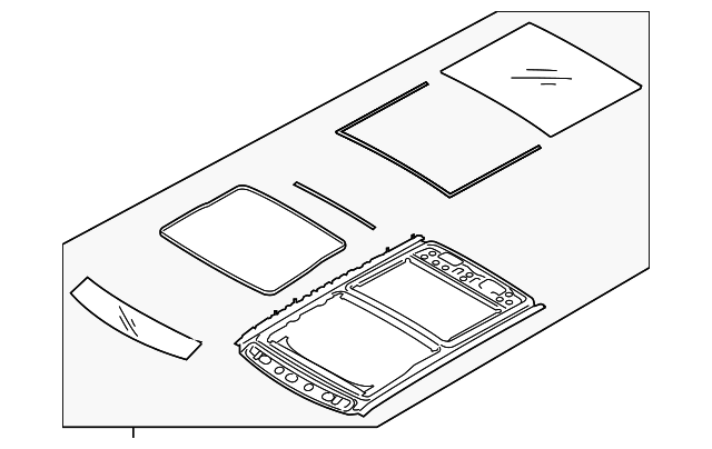 81610-B2100 - Sunroof Frame 2017-2019 Kia | Kia.Parts Store