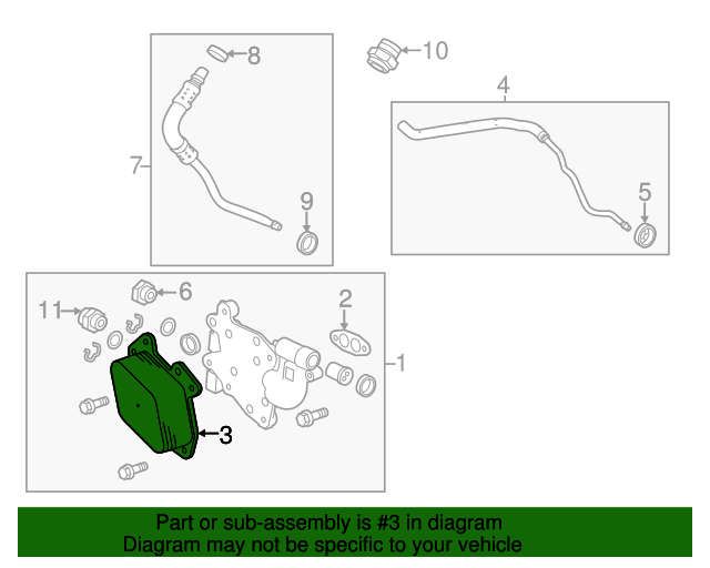 2009-2015 GM Engine Oil Cooler 12607900 | TascaParts.com