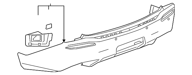 2022-2024 Buick Enclave Primed Rear Bumper Lower Fascia 85170386 | OEM ...