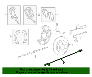 9069053601 - Rear Speed Sensor 2010-2018 Mercedes-Benz Sprinter 2500 ...