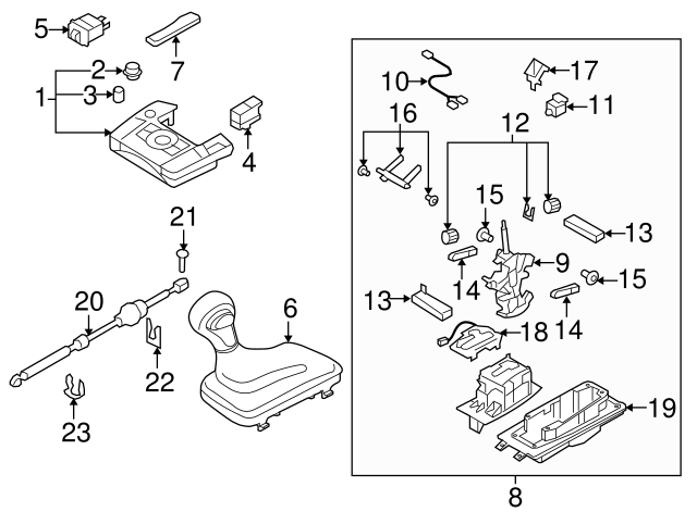 4L0-713-095-A - Retainer 2007-2015 Audi Q7 | Audi OEM Parts