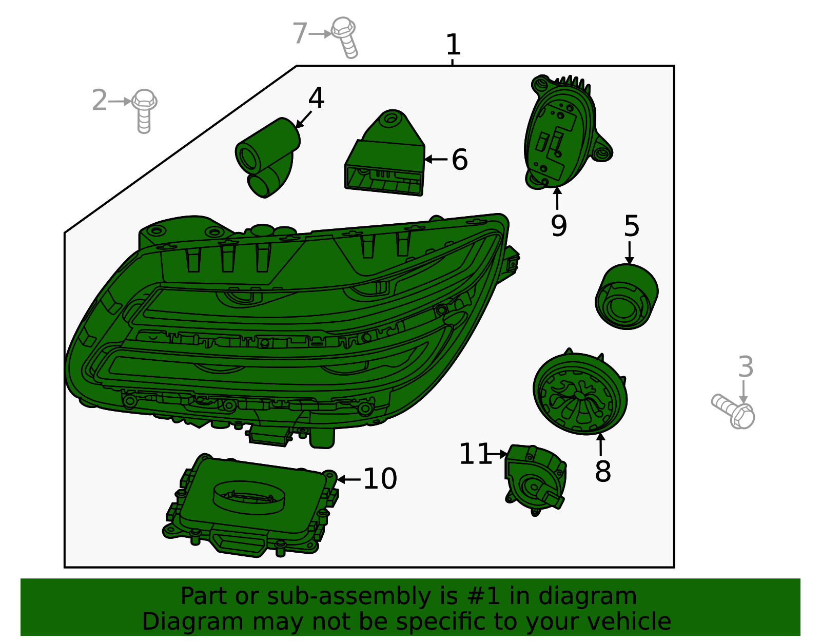 Hyundai - 92102-T6020 - Composite Assembly - 2021-2024 Genesis GV80 ...
