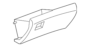 2007-2017 GM Ebony Instrument Panel Compartment 22832084 | Auto Parts ...