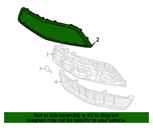 42803279 - Front Grille Insert AutoNationParts.com