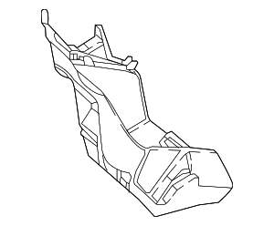 205-545-09-40 - Lower Bracket 2018-2020 Mercedes-Benz GLC 350e ...
