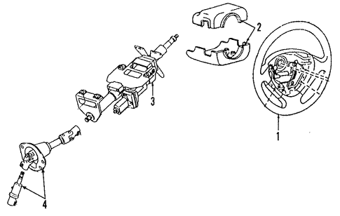 Steering Column for 2011 Hyundai Santa Fe | Parts Hyundai