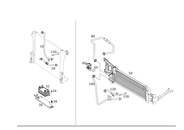 2011-2016 Mercedes-Benz Oil Cooler 212-500-22-00 | MB Online Parts