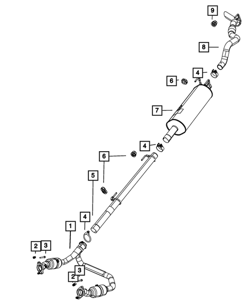 Exhaust System for 2019 Ram 1500 Classic | Mopar eStore
