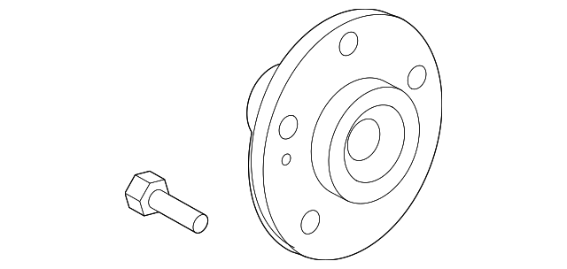 44600-SJK-J00 - Hub Assembly, Front - 2007-2016 Honda CR-V | Genuine ...