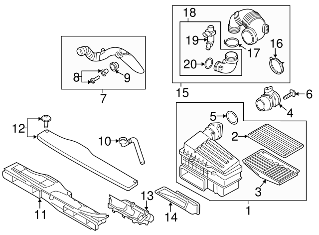2015 Audi A3 Adapter 5Q0-129-635-D | OEM Parts Online