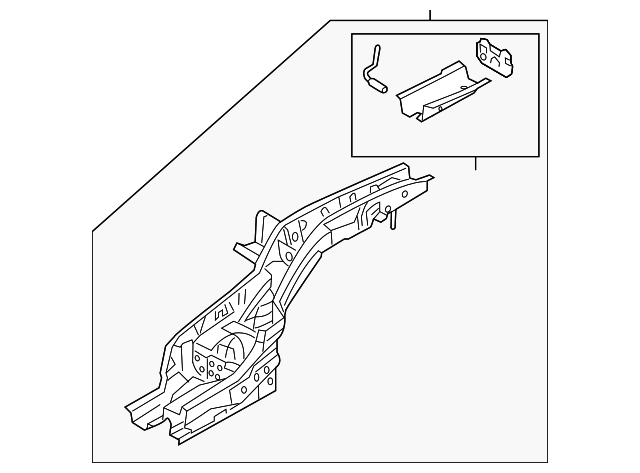 2017-2020 Mazda CX-5 Rail Assembly KB7W-53-810A | TascaParts.com