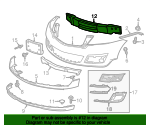 2008-2017 GM Front Bumper Impact Bar 22806759 GM | GMPartsDirect.com