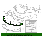 2013-2017 Chevrolet Traverse Anthracite Front Lower Bumper Cover ...