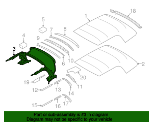 2016-2024 Mini Cooper Frame Assembly 54-34-7-364-797 | Mini Parts Direct