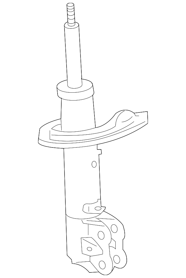 4060A049 - Suspension Strut 2008-2013 Mitsubishi Outlander | Mitsubishi ...