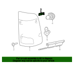 2010-2019 Mopar Tail Lamp Clip 68061648AA | TascaParts.com