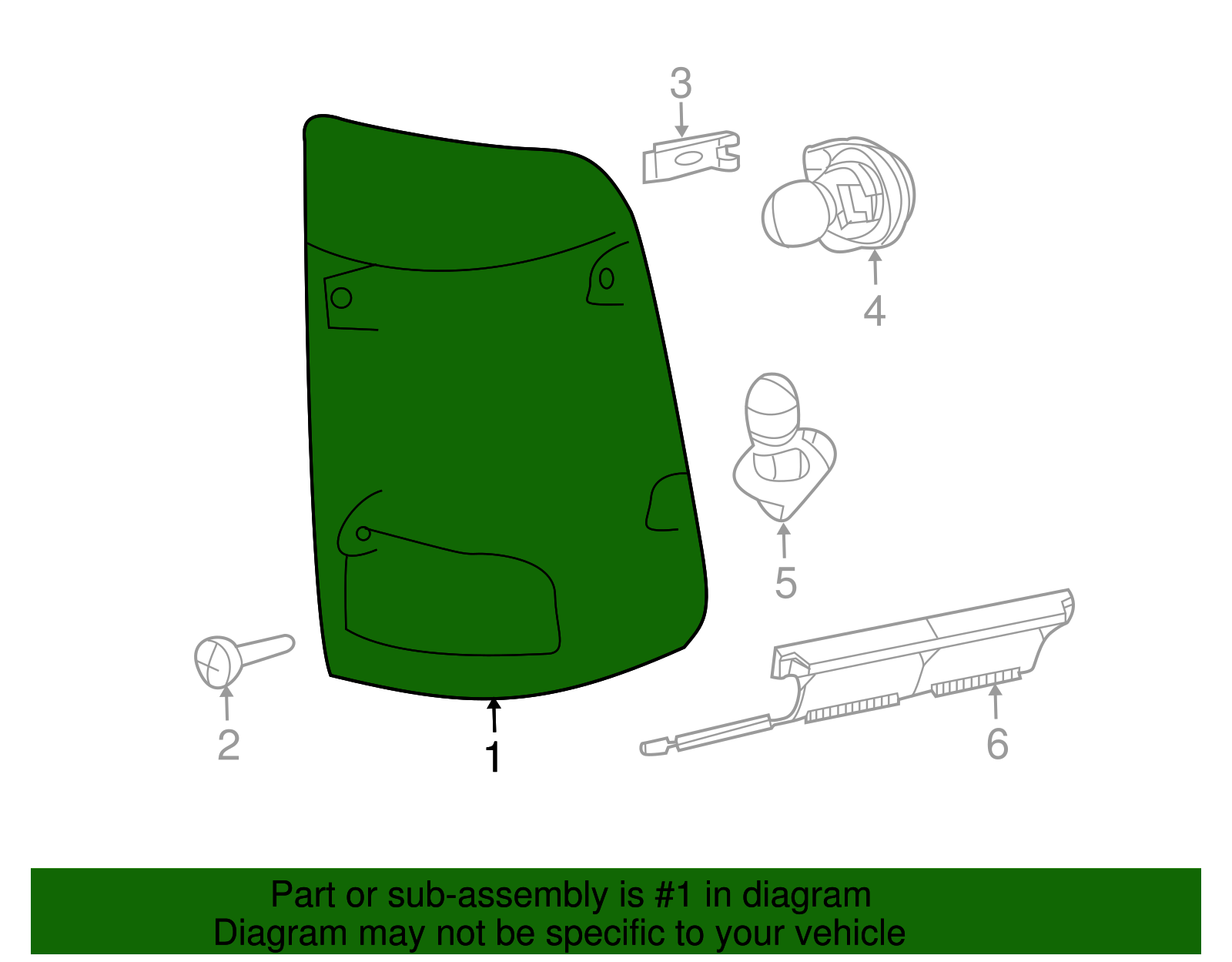 2013-2024 Ram Lamp 68093081AC | Mopar Parts Canada