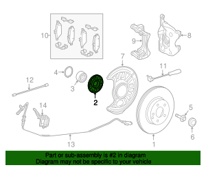 2014-2020 Mercedes-Benz Wheel Hub 2463370145 | AutoNation Parts