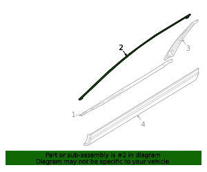 2022 Genesis GV70 Frame Molding 82850-AR000 | OEM Parts Online