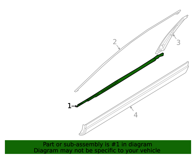 2022-2024 Genesis W Strip Assembly Front Dr Belt O S Right-hand 82220 ...