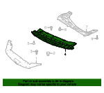 2016-2019 Nissan Sentra Splash Shield 62663-4AT0A | Coulter Nissan Parts